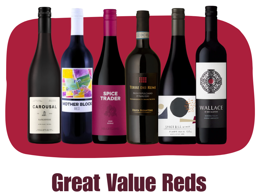 6 Pack - Great Value Reds | Act of Wine